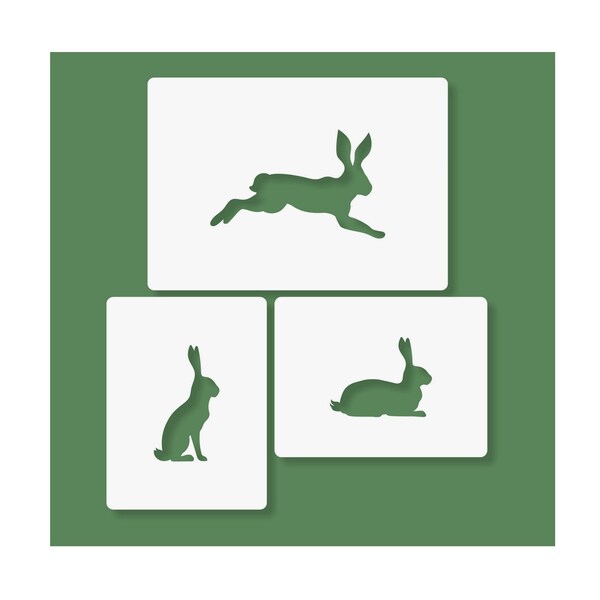 Rabbit Stencil - Etsy