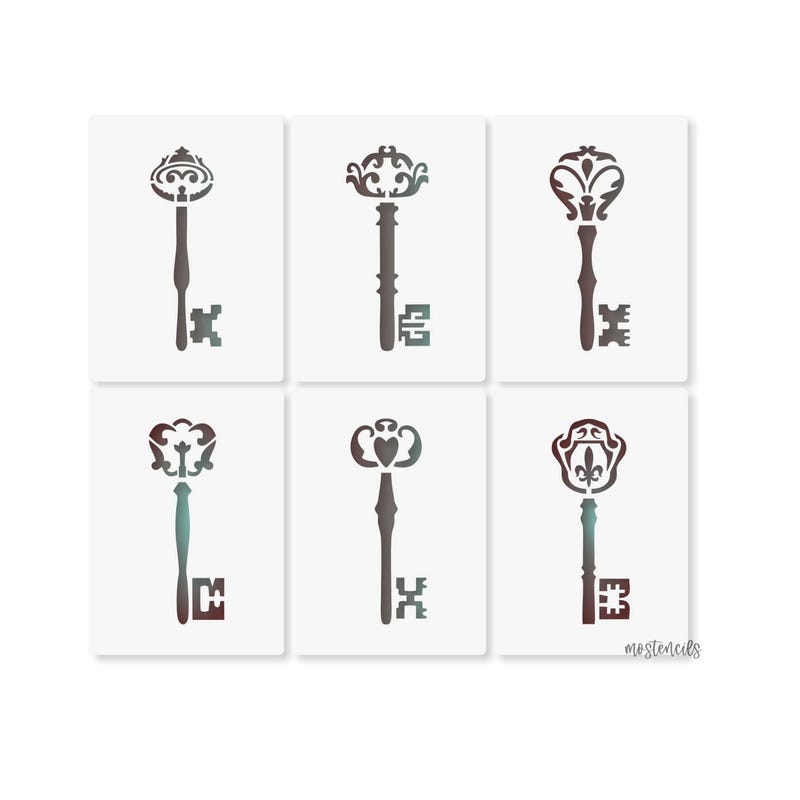 Key Stencil - Etsy