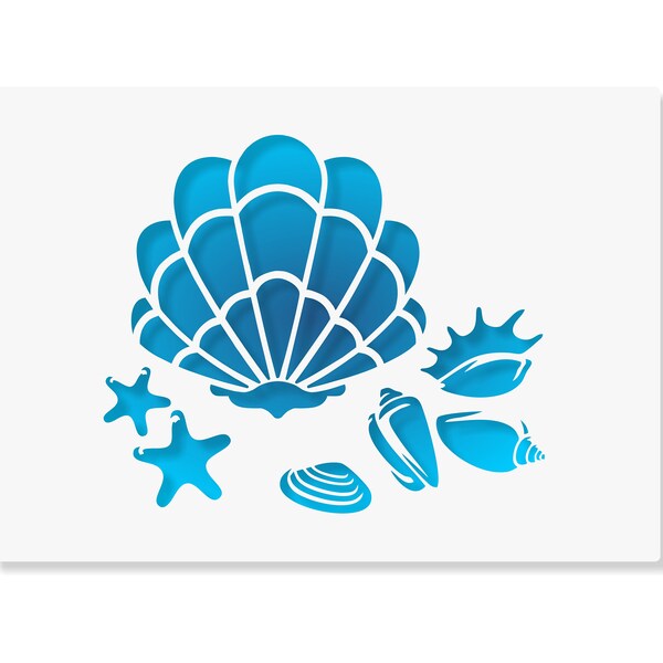 Starfish stencil - Etsy Italia