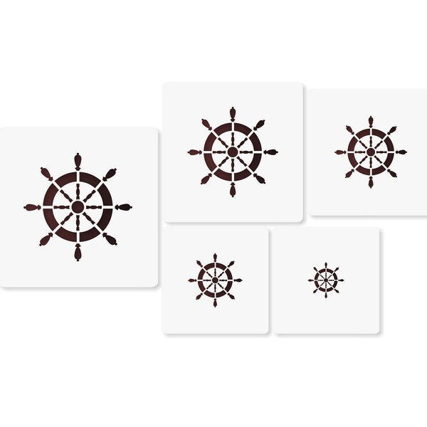 Ships Wheel Stencil - Etsy