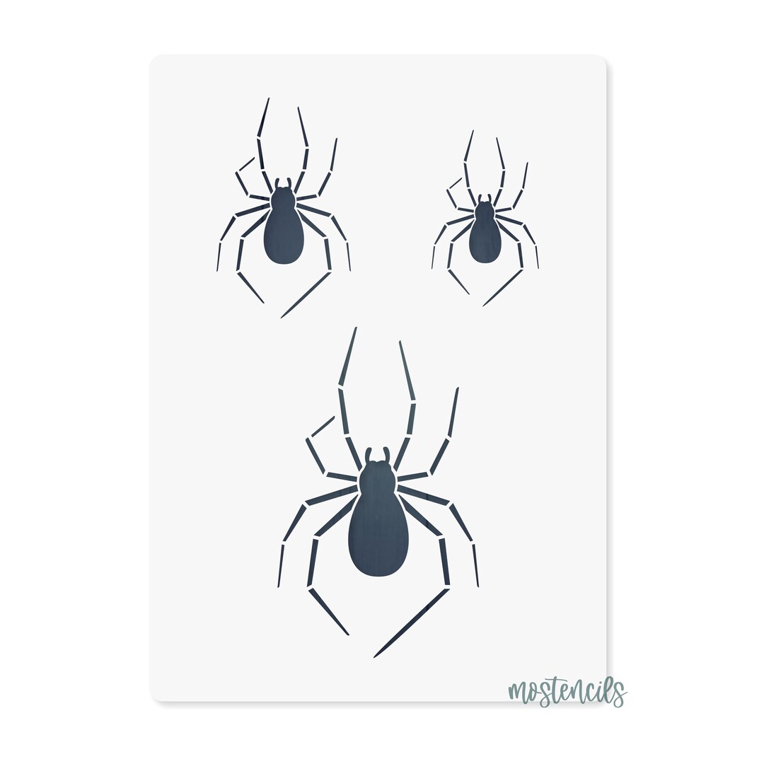 Spider A4 Stencil Reusable - Etsy