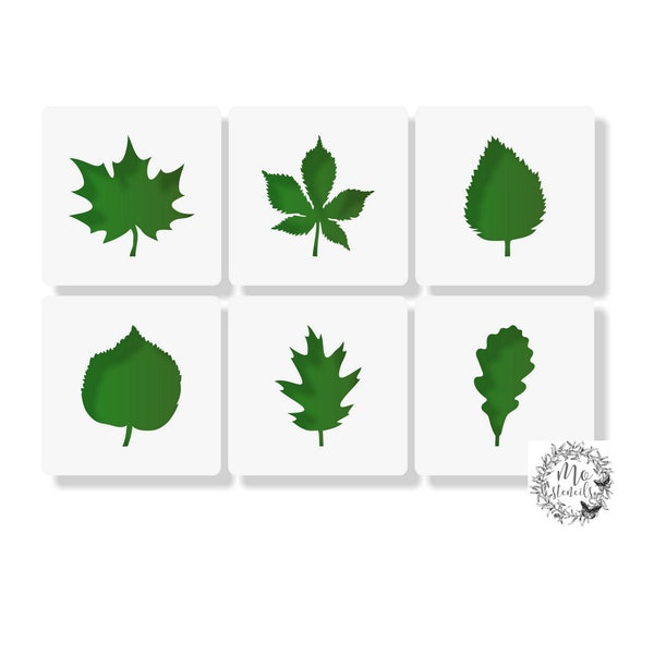 Leaf Stencil - Etsy