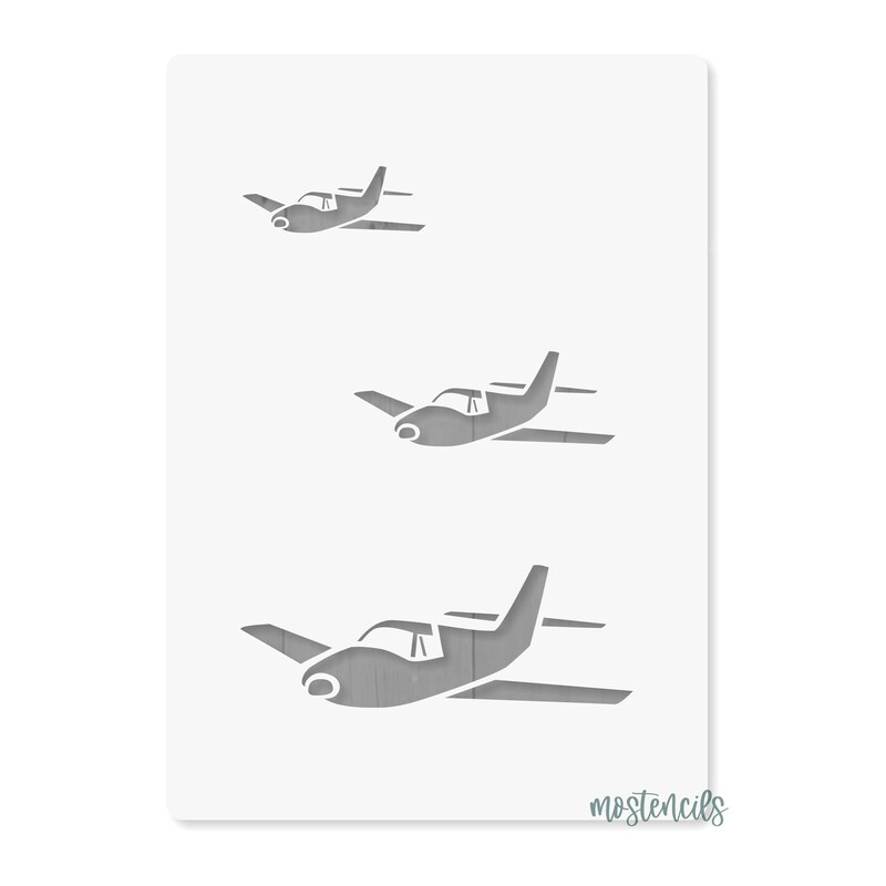 Airplane Stencil - Etsy