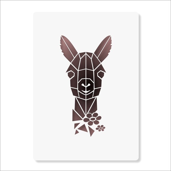 Alpaca Stencil