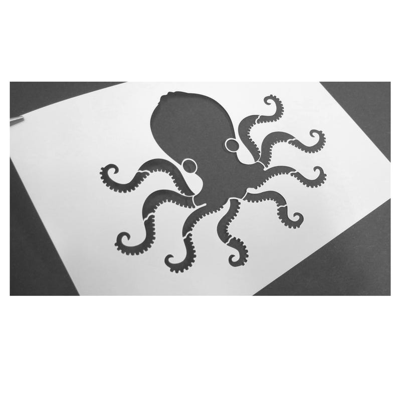 Octopus Stencil - Etsy