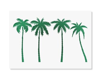 Palm Tree Stencil, Furniture Painting, Sign Making, Wall Decor, Home ...