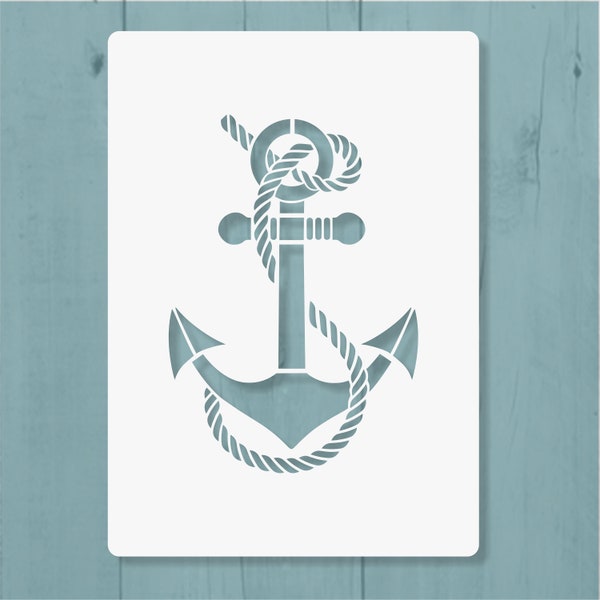 Anchor Stencil - Etsy