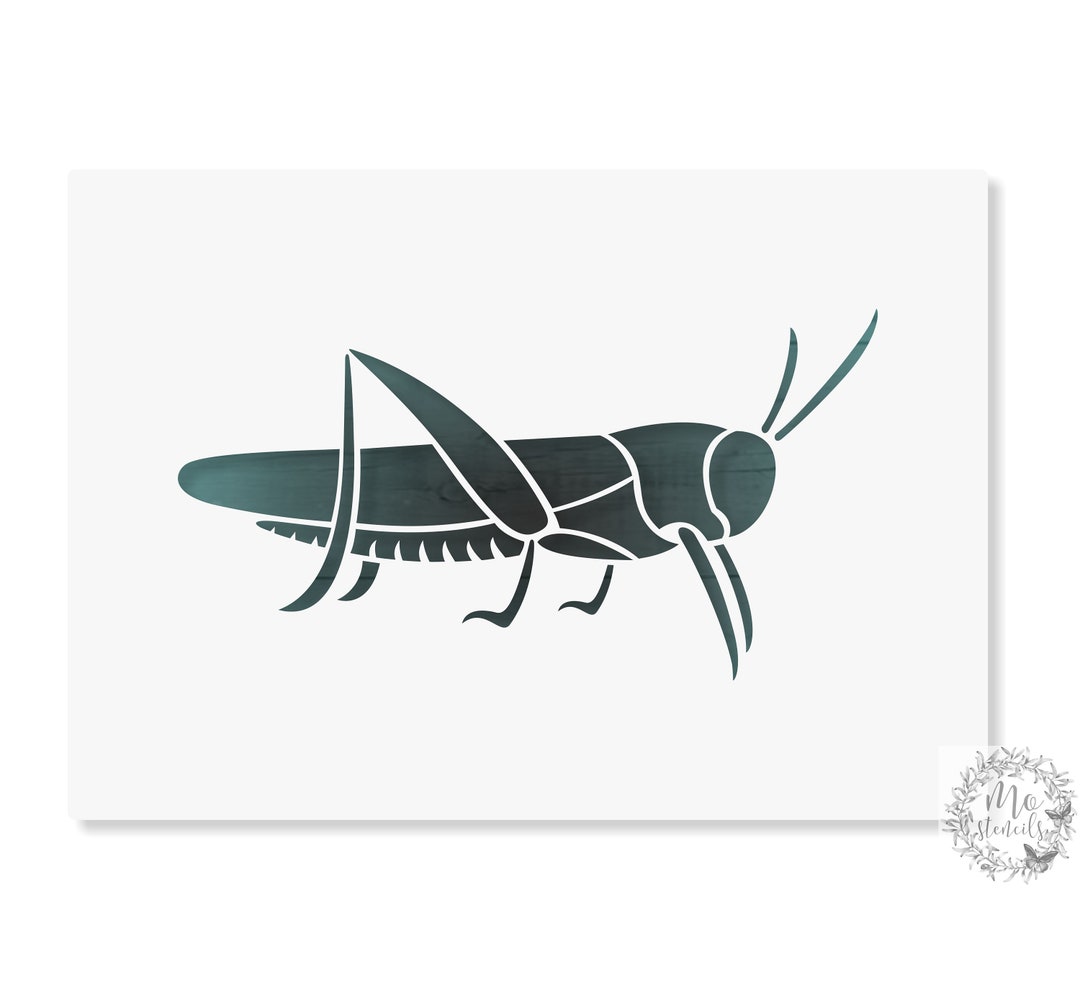 Grasshopper No02 Stencil Reusable - Etsy
