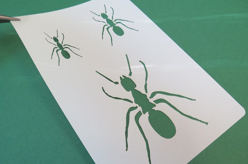 Ant Reusable Stencil A4 - Etsy