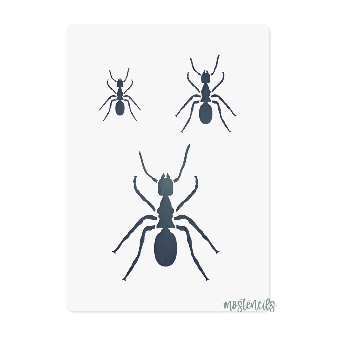 Ant Stencil A4 Reusable - Etsy