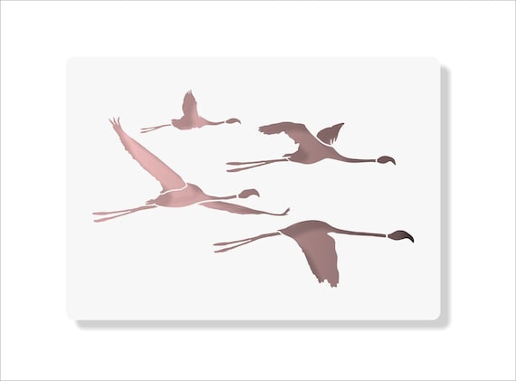 Flying Flamingo Drawing