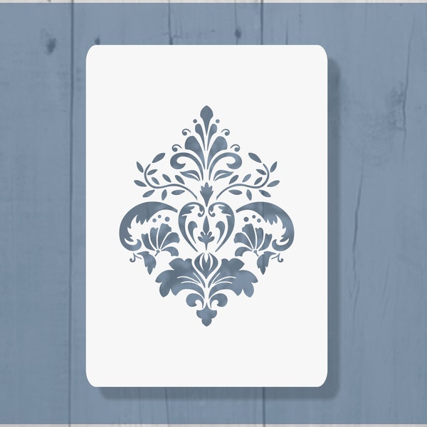 French Damask Stencil - Etsy