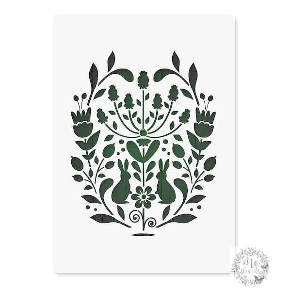 Folk Art Stencils - Etsy