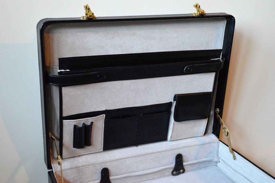 Stable Old Briefcase With Many Interior Compartments - Etsy