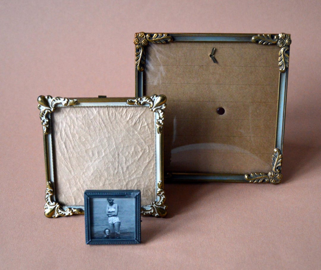 Small Square Photo Frames With Curved Glass, R - Etsy