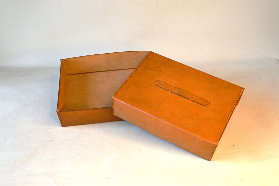 Cowhide Box, Sturdy Leather Box, Jewelry Storage - Etsy