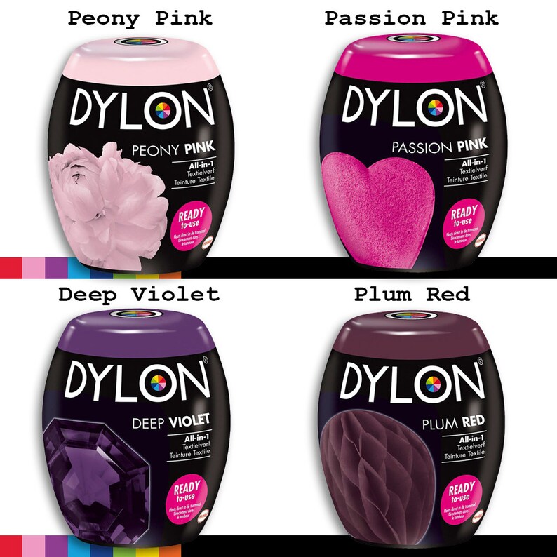 Dylon 350 G Fabric Dye for Washing Machine All-in-1 Easy Application 19 ...