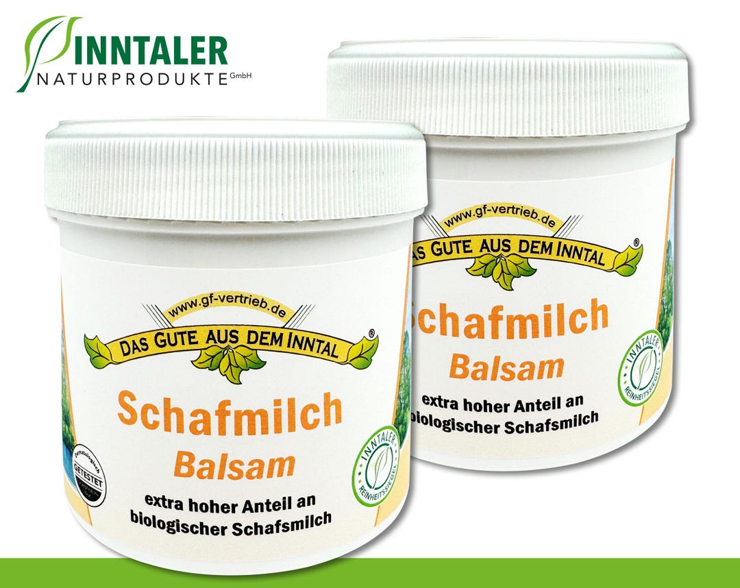 2 X 200 Ml Sheep's Milk Balm Against Itching and Dry Skin, Extra High ...