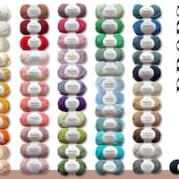 DROPS PARIS Cotton Yarn Aran Weight Yarn, Crochet Yarn, Crochet Cotton ...