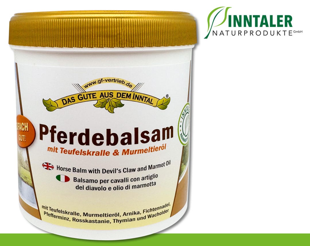 500 Ml Horse Balm With Devil's Claw & Marmot Oil for Muscles and Joints ...