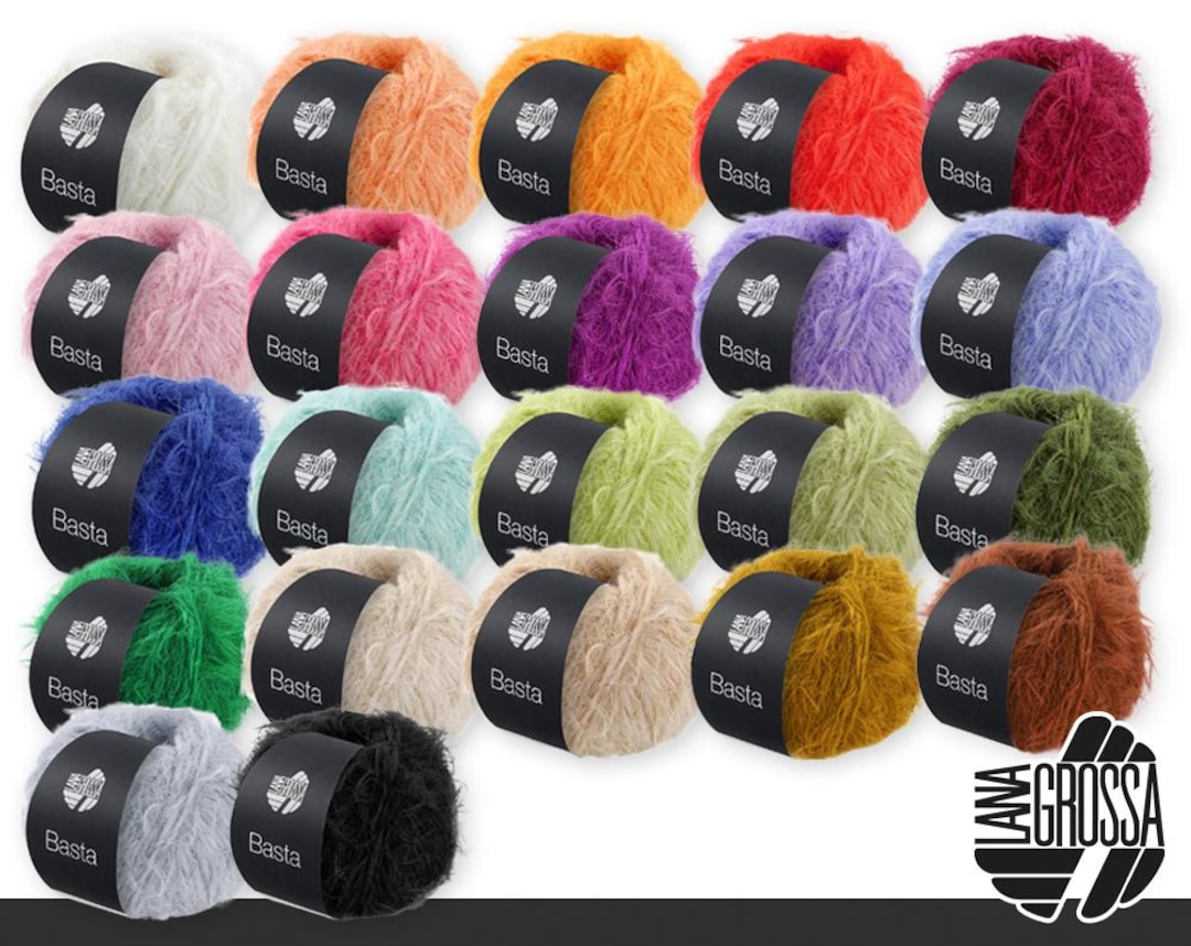 Lana Grossa 50 G Basta Wool Yarn Knitting Crocheting New Wool Merino ...
