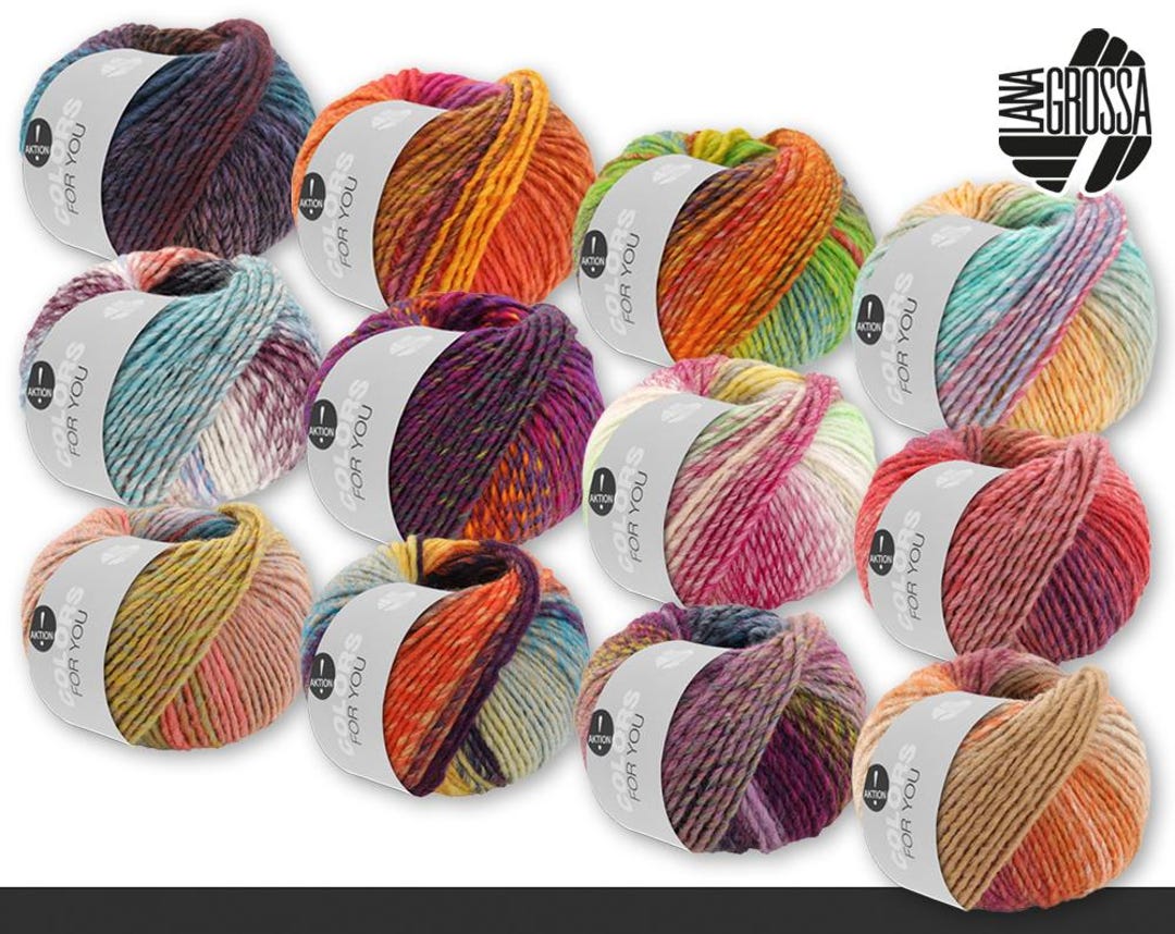 Lana Grossa 50 G Colors for You Wicking Yarn With Color Gradient ...