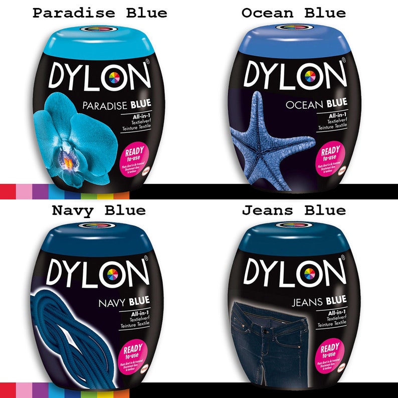 Dylon 350 G Fabric Dye for Washing Machine All-in-1 Easy Application 19 ...