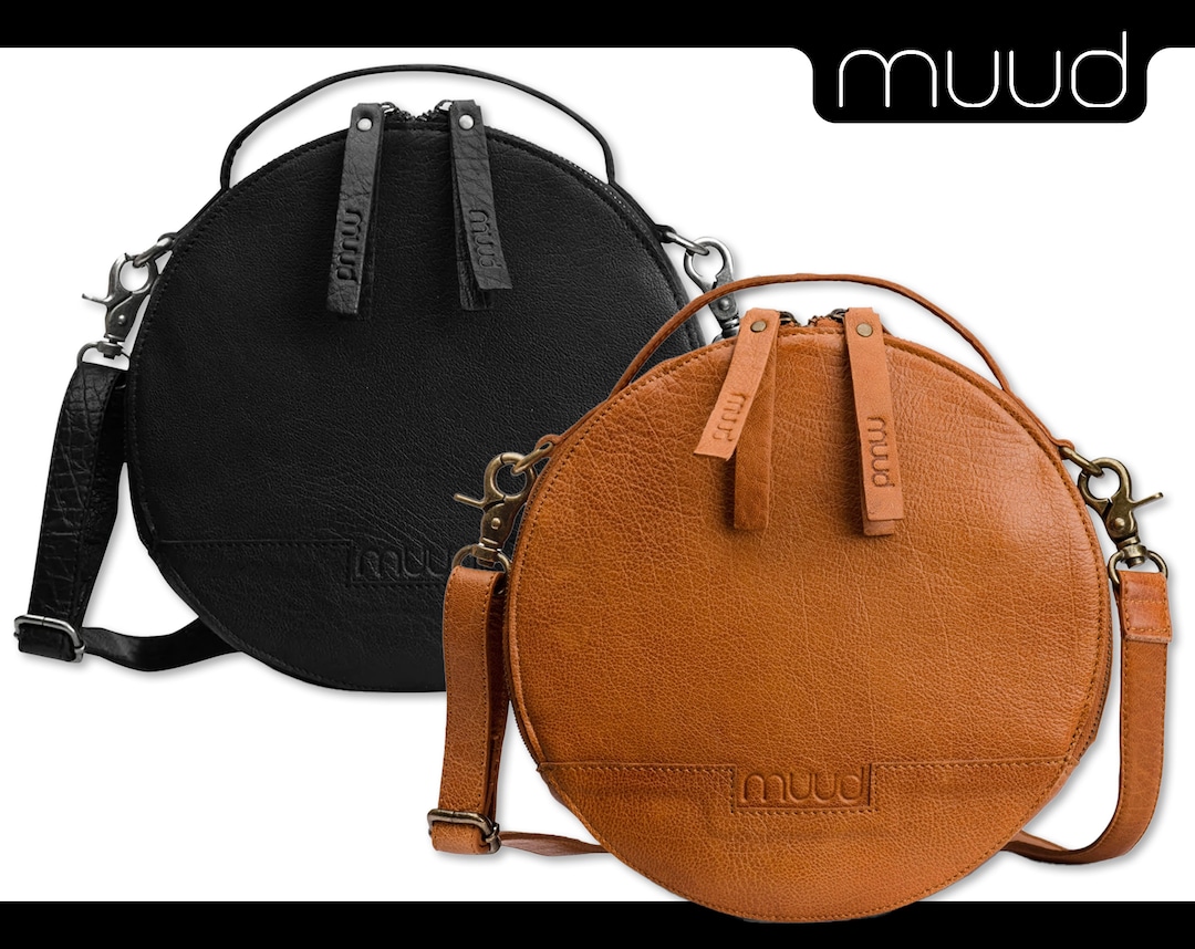 Muud Bella Handmade Crossbody Bag Leather Shoulder Bag for Knitting and ...