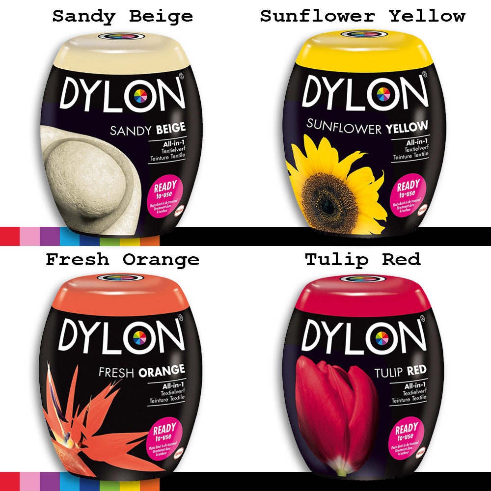 Dylon 350 G Fabric Dye for Washing Machine All-in-1 Easy Application 19 ...