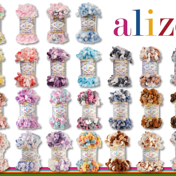 Alize Puffy Yarn - Etsy