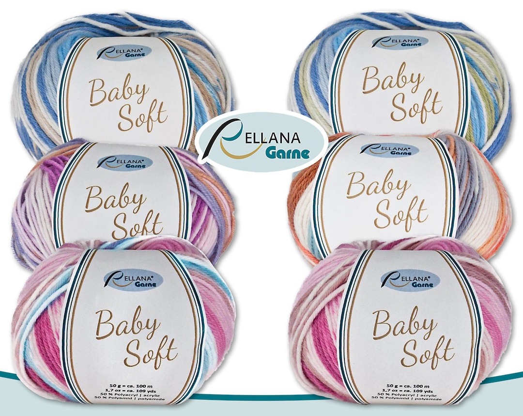 Rellana 50 G Baby Soft Wool Baby Wool Baby Clothes Children's Clothes 6 ...