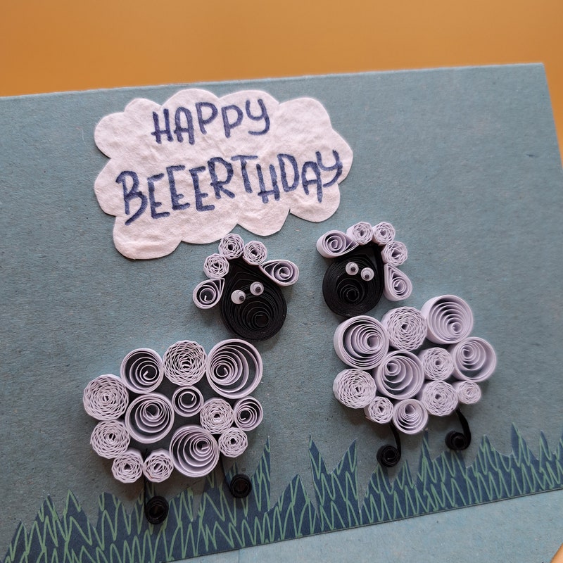Quilled Sheep - Etsy UK