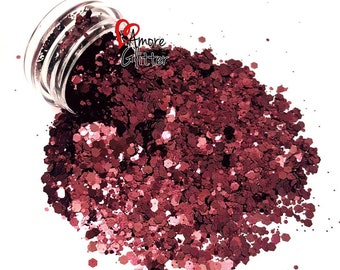 Burgundy Glitter | Etsy