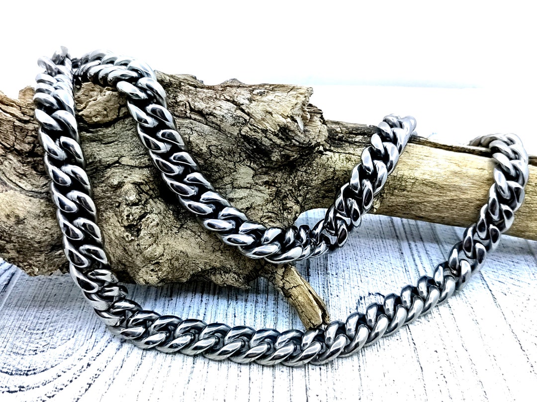 Genuine Titanium Handmade Bold Chain, 14mm Titanium Chain, Thick ...