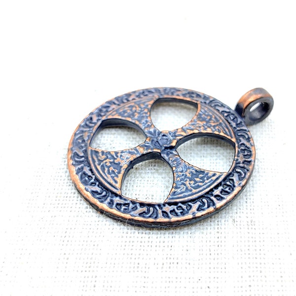 Solar Cross Pendant - Etsy