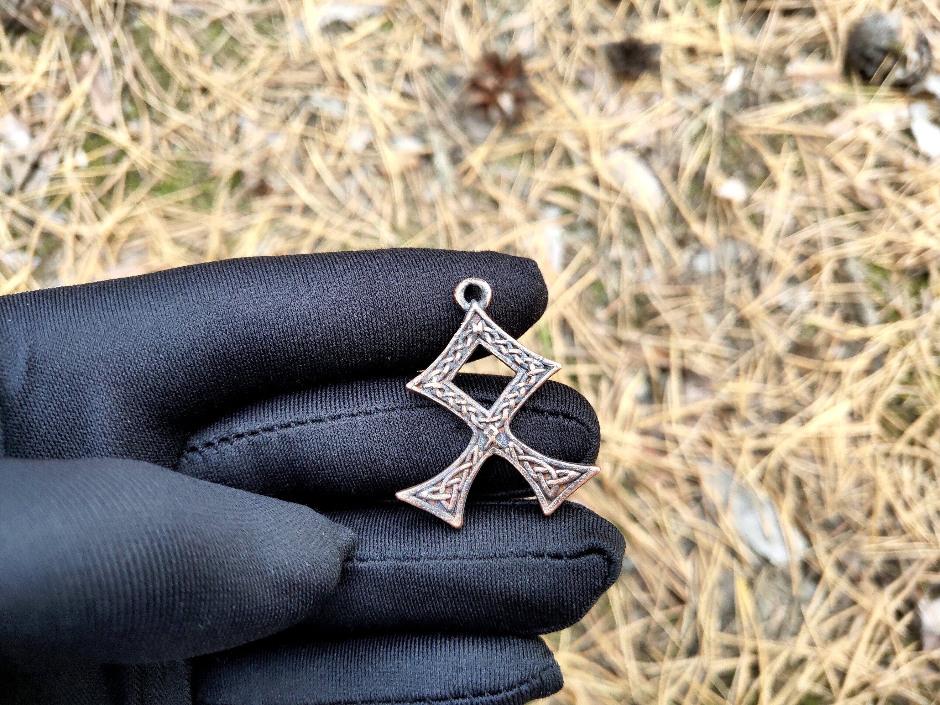 Othala aka Odal rune pendant Runic necklace Viking artifact | Etsy