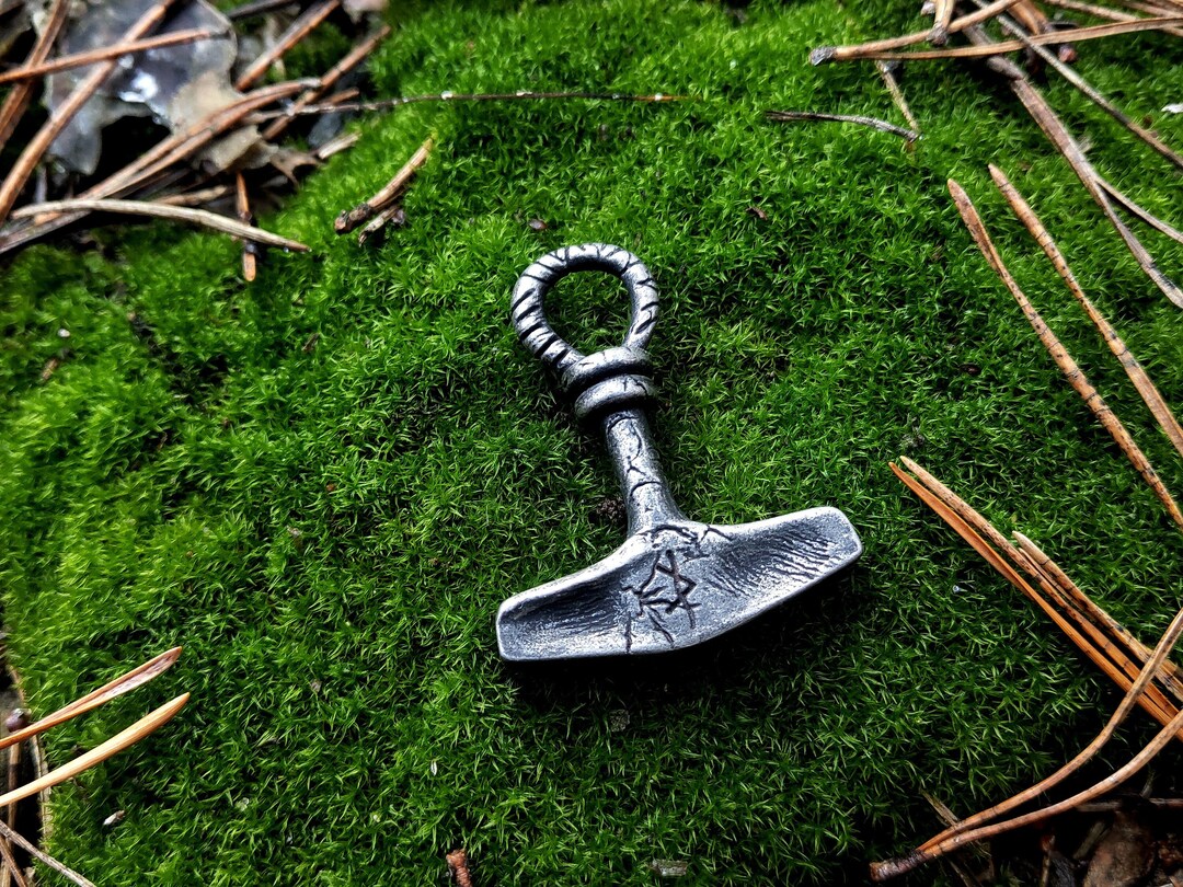 Stainless Steel Thor Hammer Pendant, Mjolnir, Viking Jewelry - Etsy