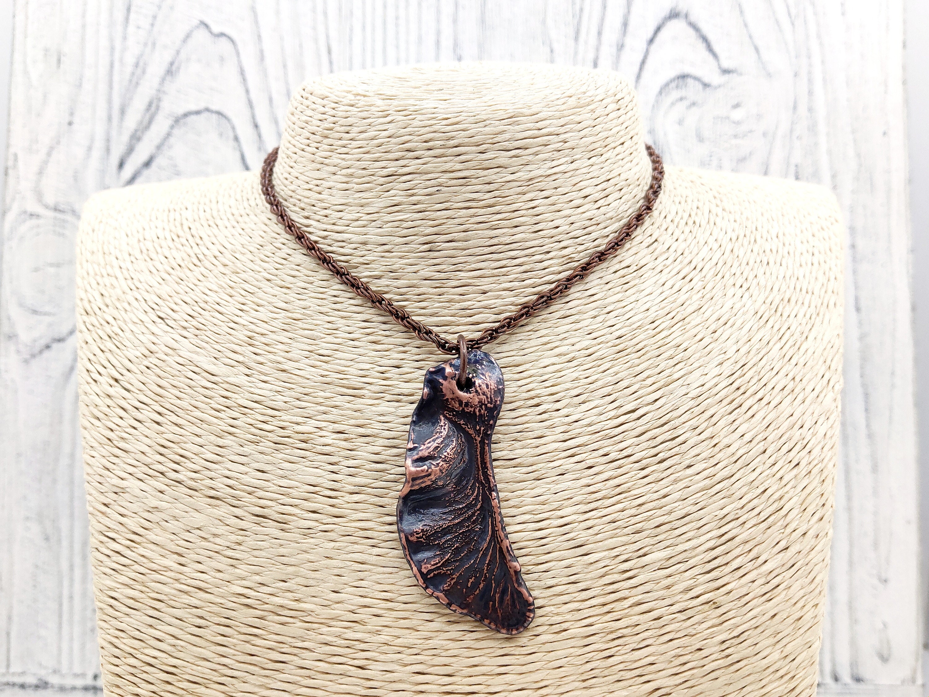 Maple Seed Necklace Maple Jewelry Maple Helicopters Covered - Etsy UK