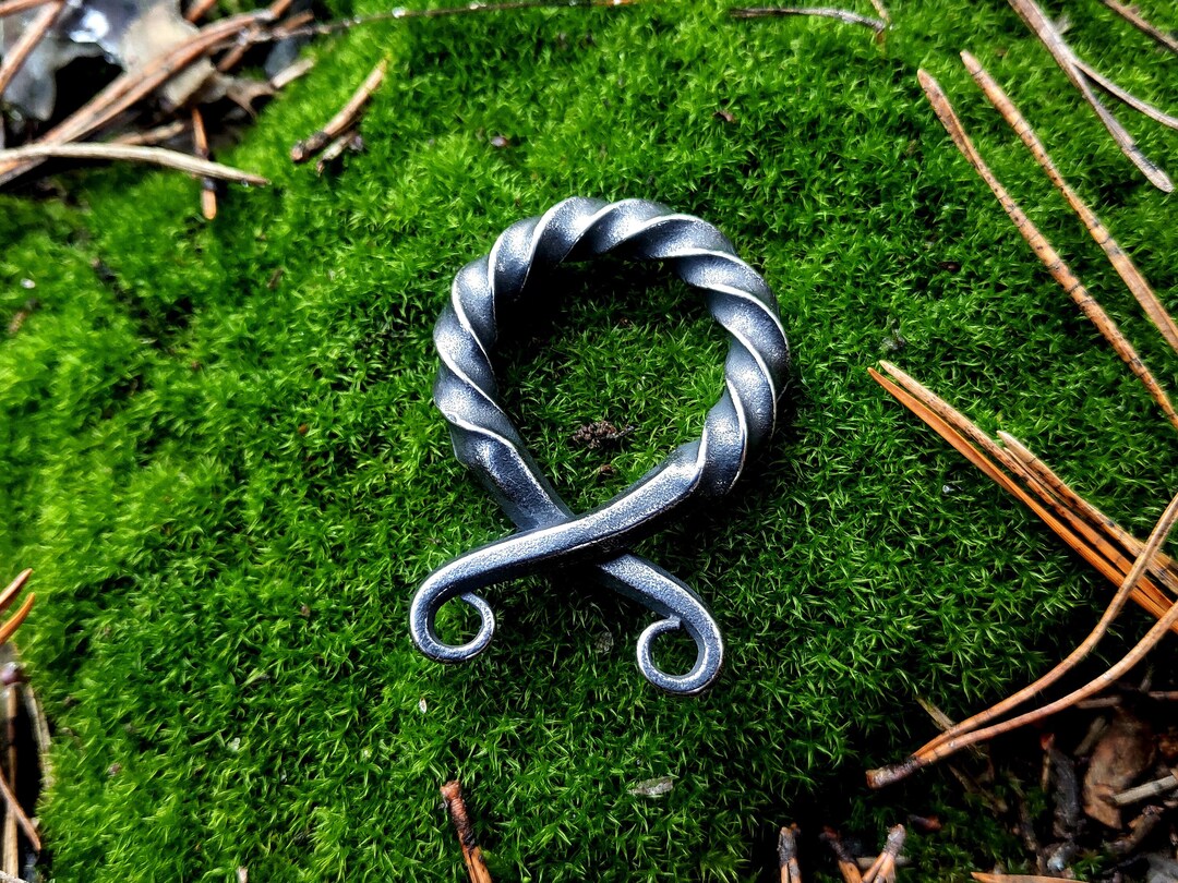 Forged Twisted Iron Troll Cross Pendant: Viking Norse Amulet - Etsy