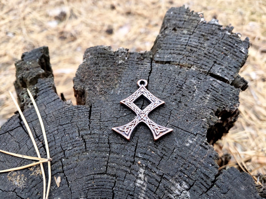 Othala Aka Odal Rune Pendant, Runic Necklace, Viking Artifact, Odal ...