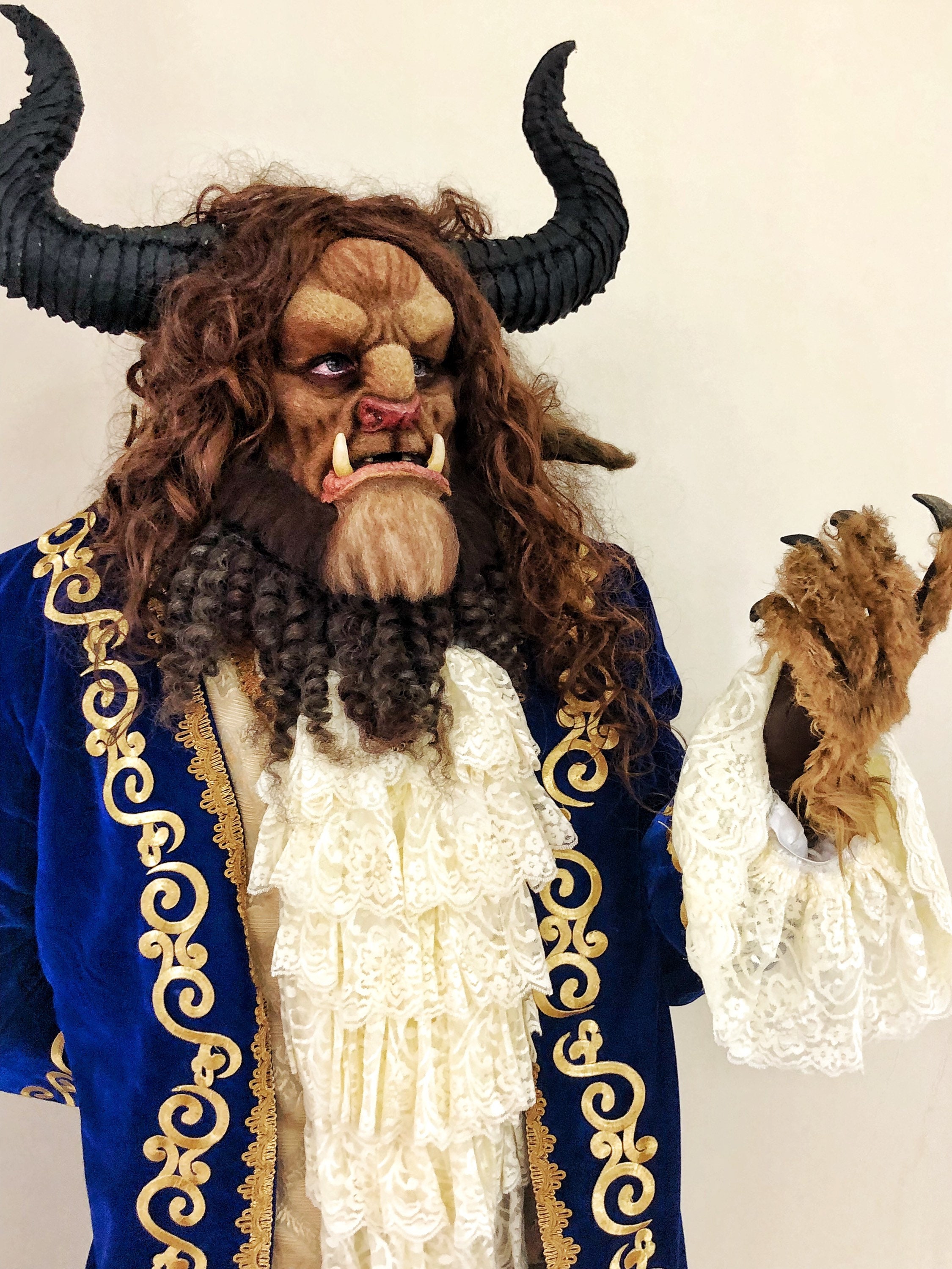 Beast Prosthetic Beauty and the Beast - Etsy