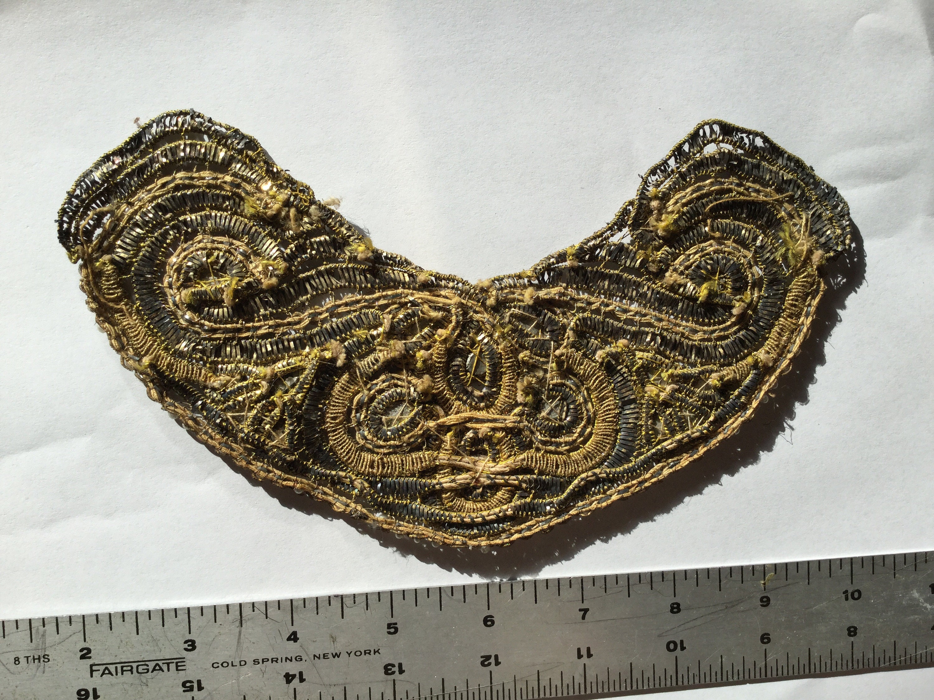 Antique Silver and Gold Embroidery - Etsy