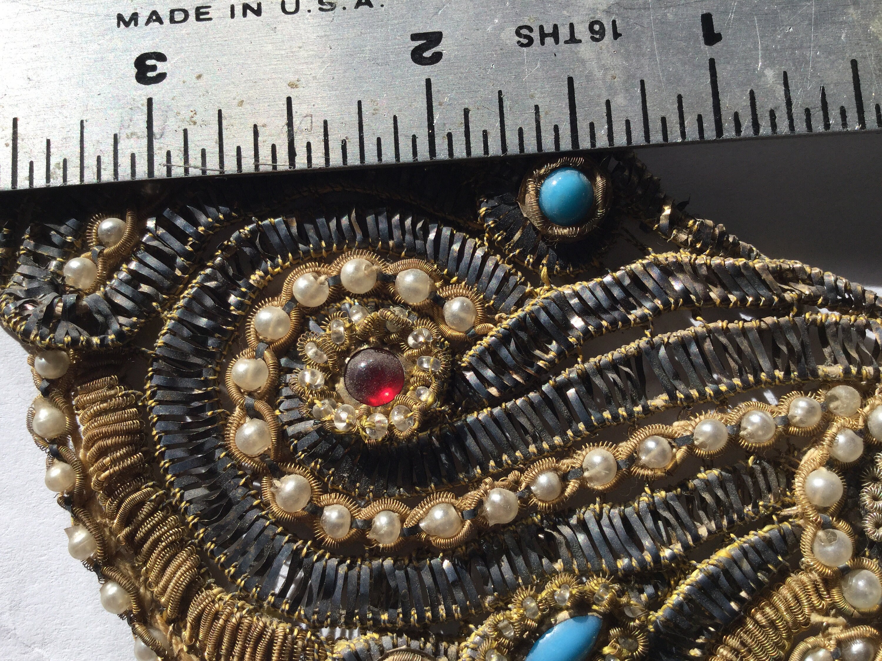 Antique Silver and Gold Embroidery - Etsy