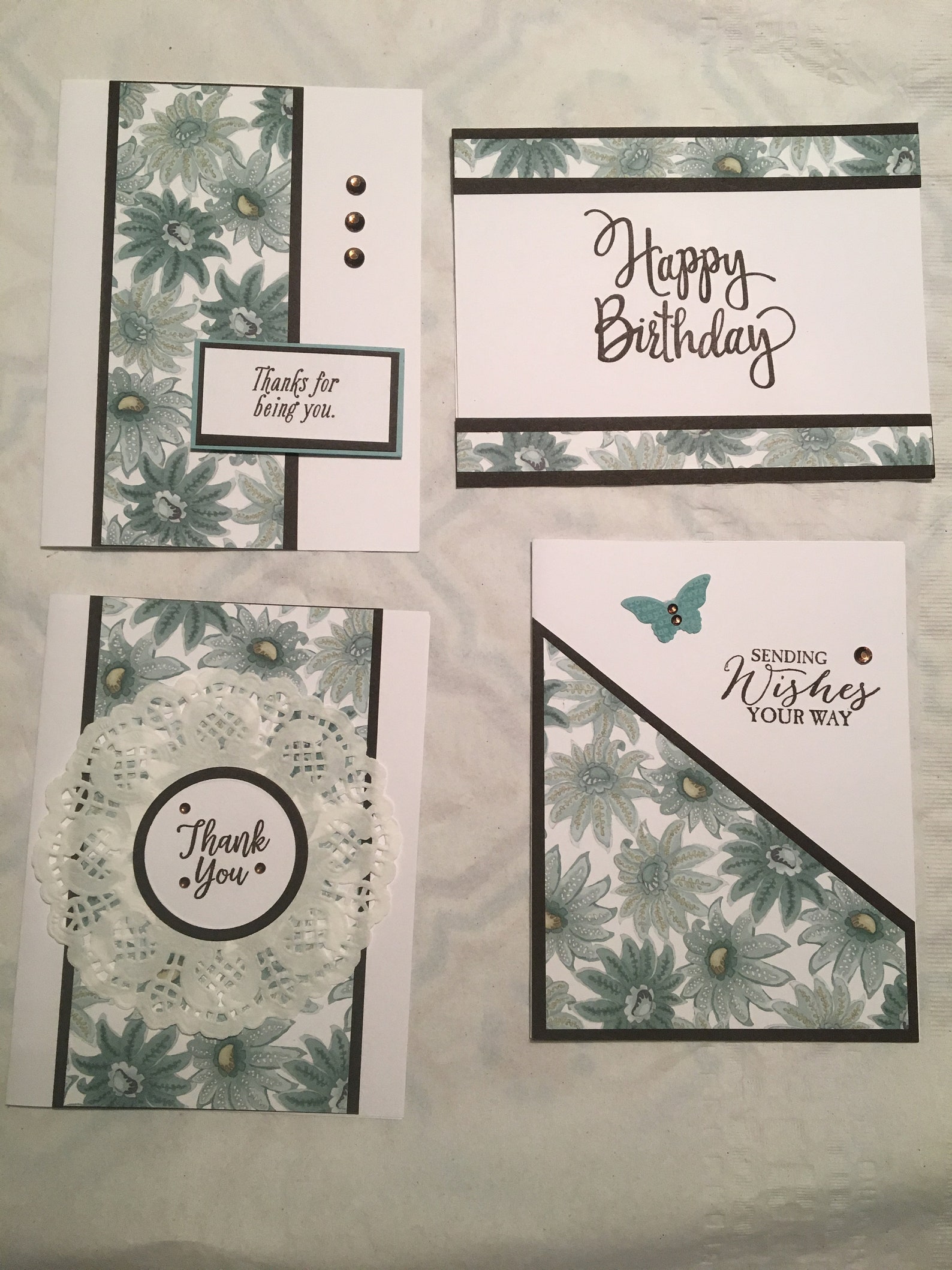 Set of 7 Assorted Greeting Cards - Etsy