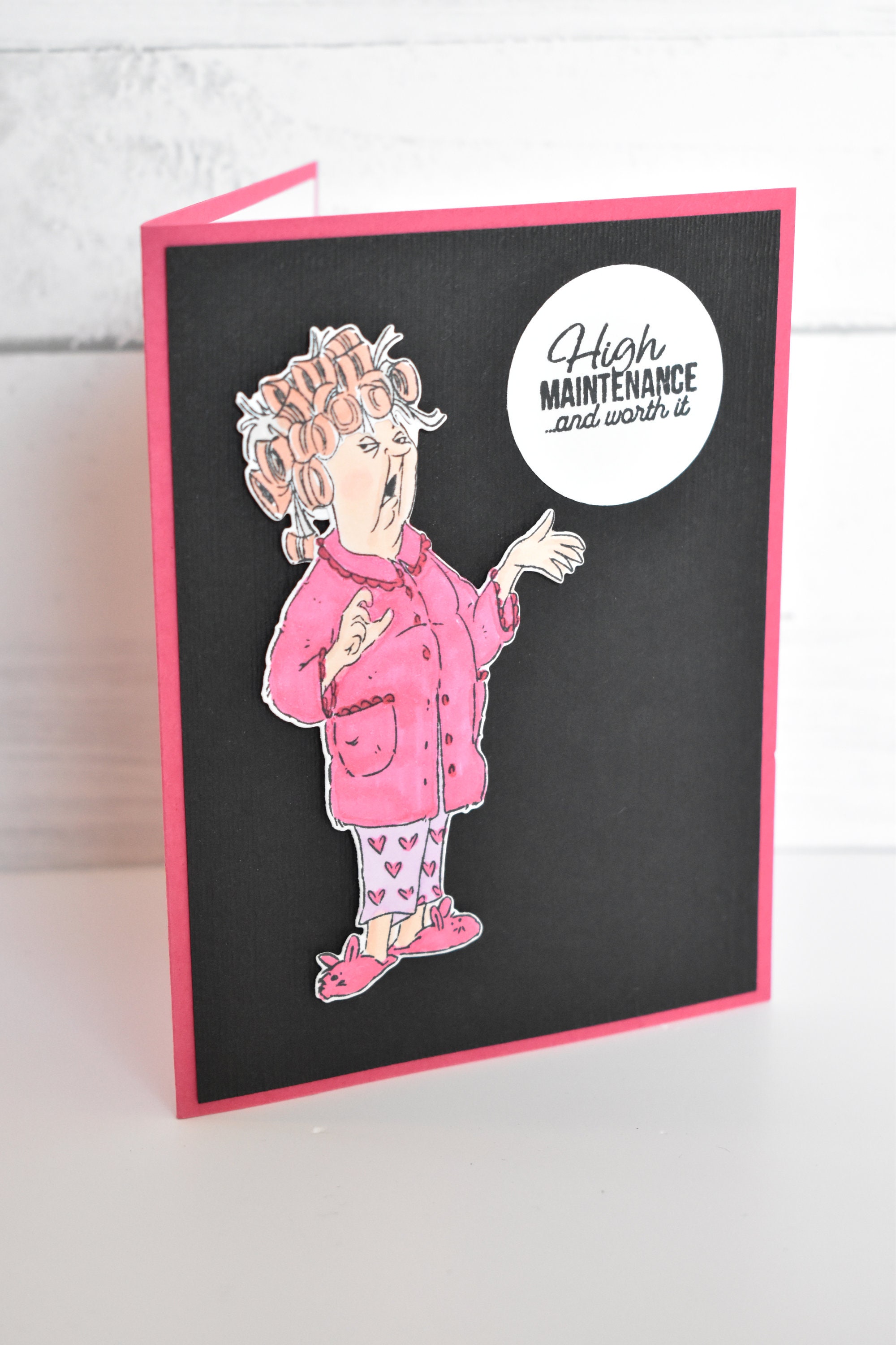 Fun Birthday Diva Friendship Card, Whimsical Feminine Card - Etsy