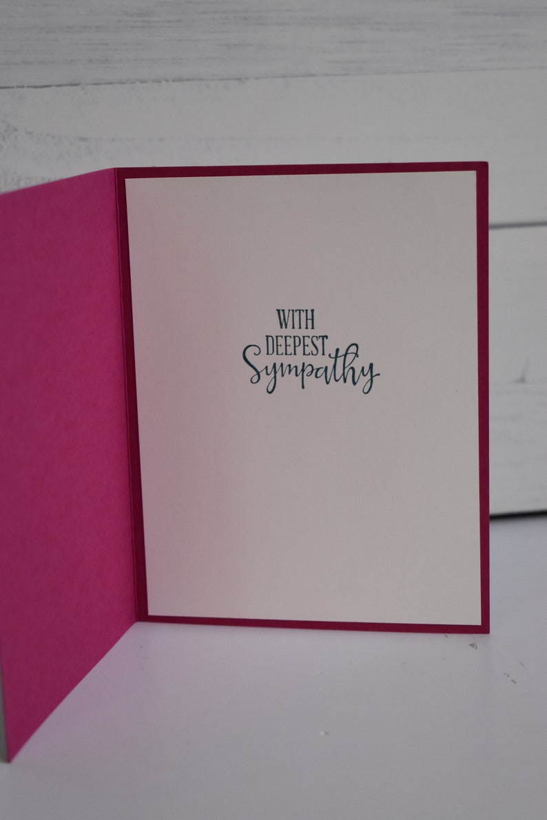 Sympathy Card, Condolence Card - Etsy