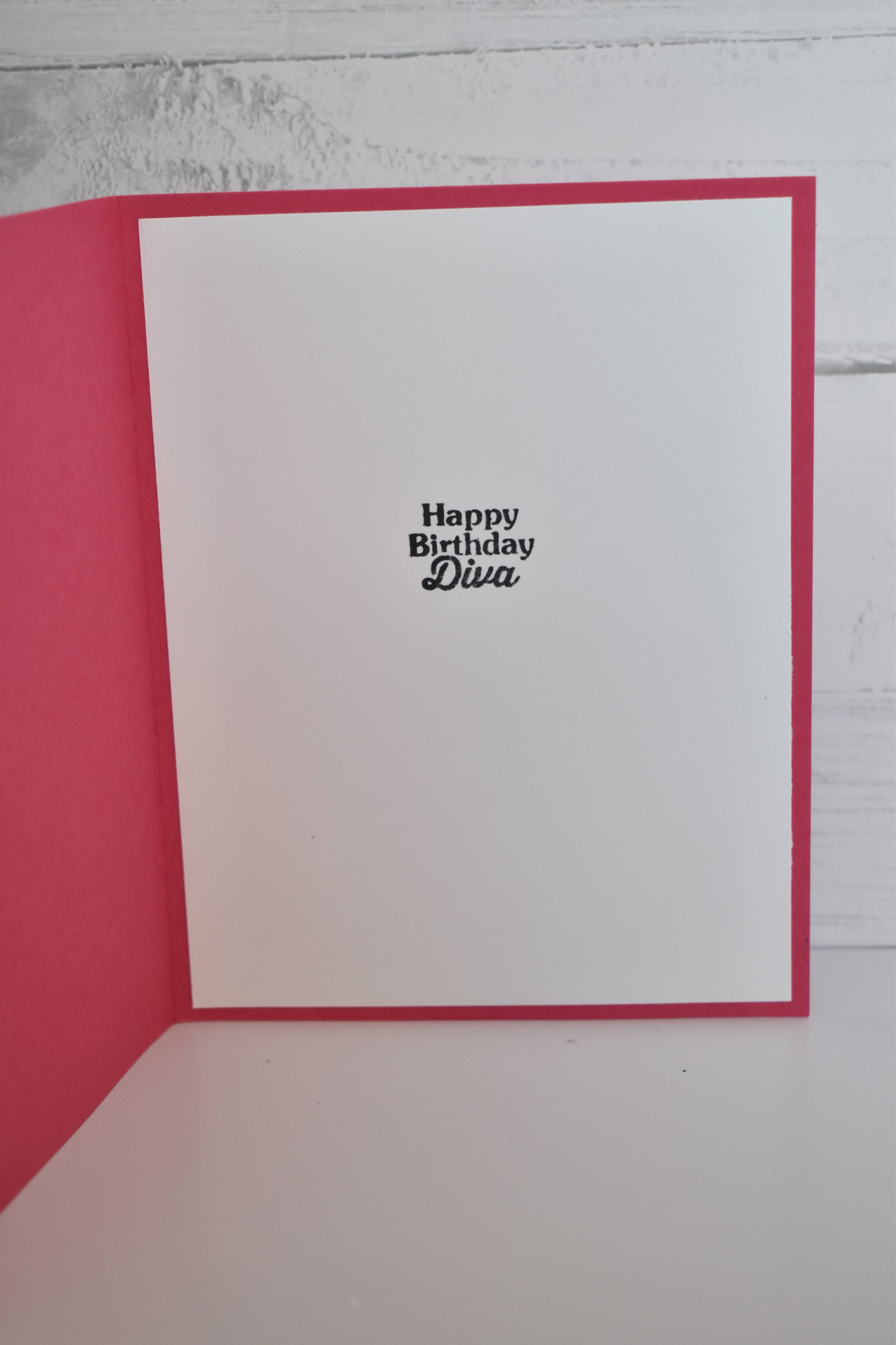 Fun Birthday Diva Friendship Card, Whimsical Feminine Card - Etsy