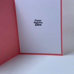 Fun Birthday Diva Friendship Card - Etsy