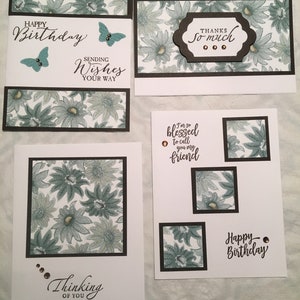 Set of 7 Assorted Greeting Cards - Etsy