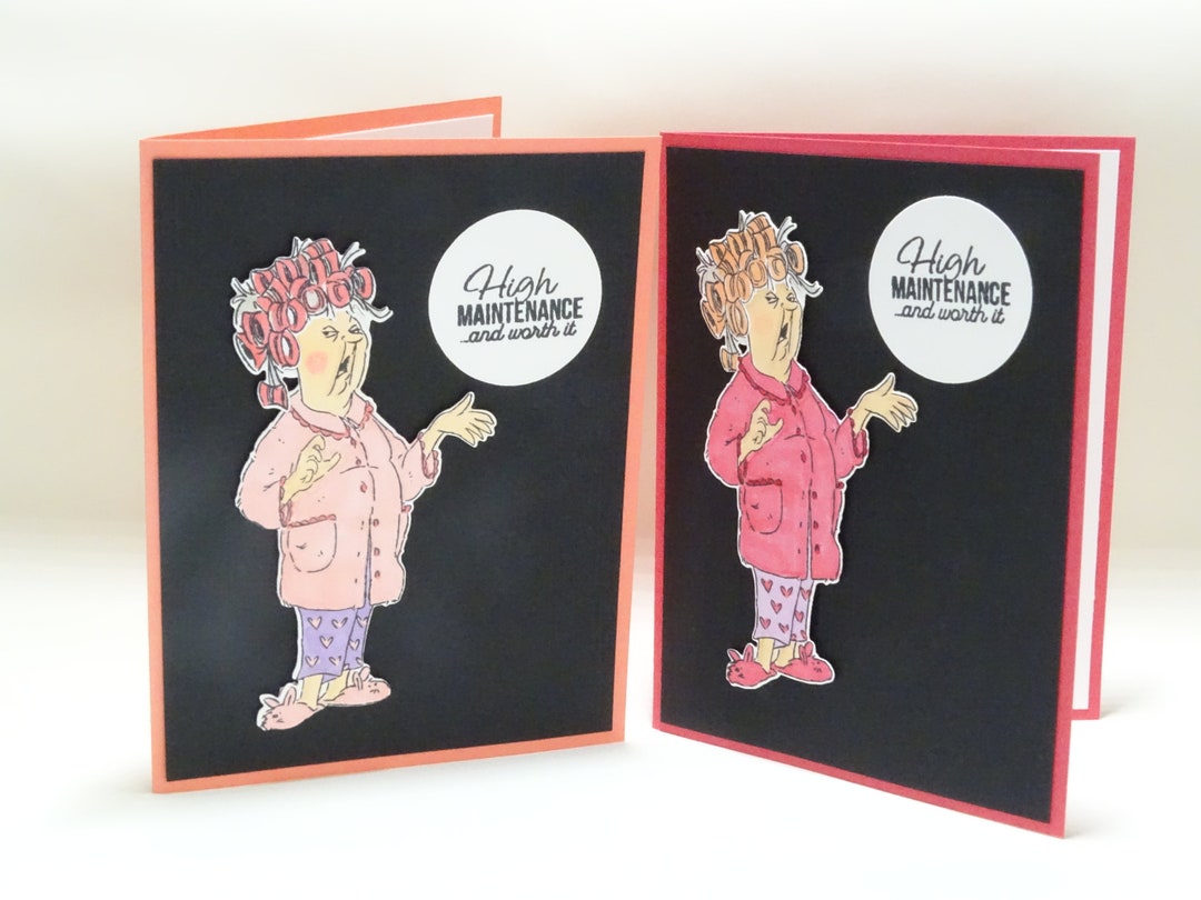 Fun Birthday Diva Friendship Card, Whimsical Feminine Card - Etsy